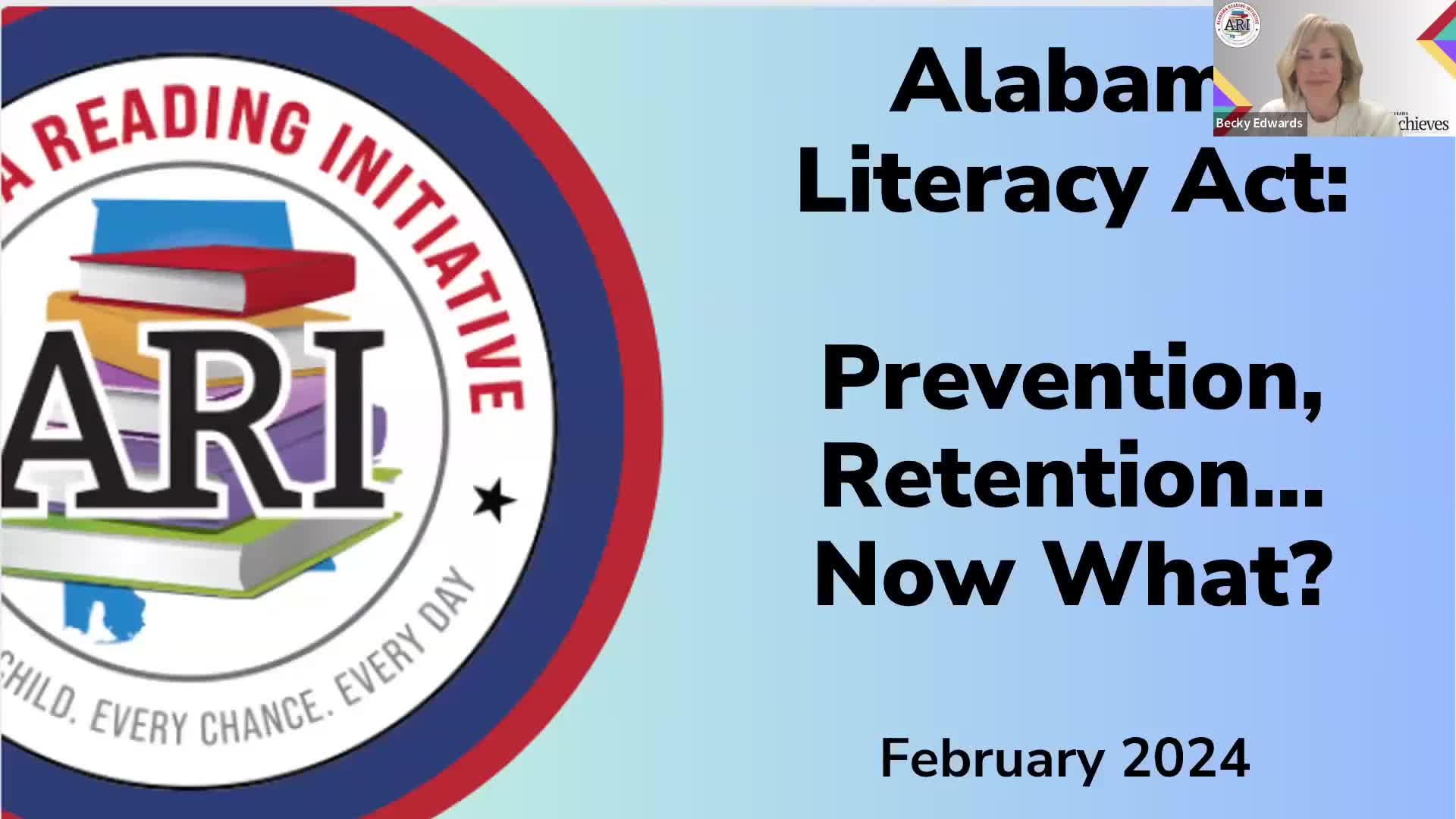 AASCD BC24 Alabama Literacy Act Prevention, Retention, Now What